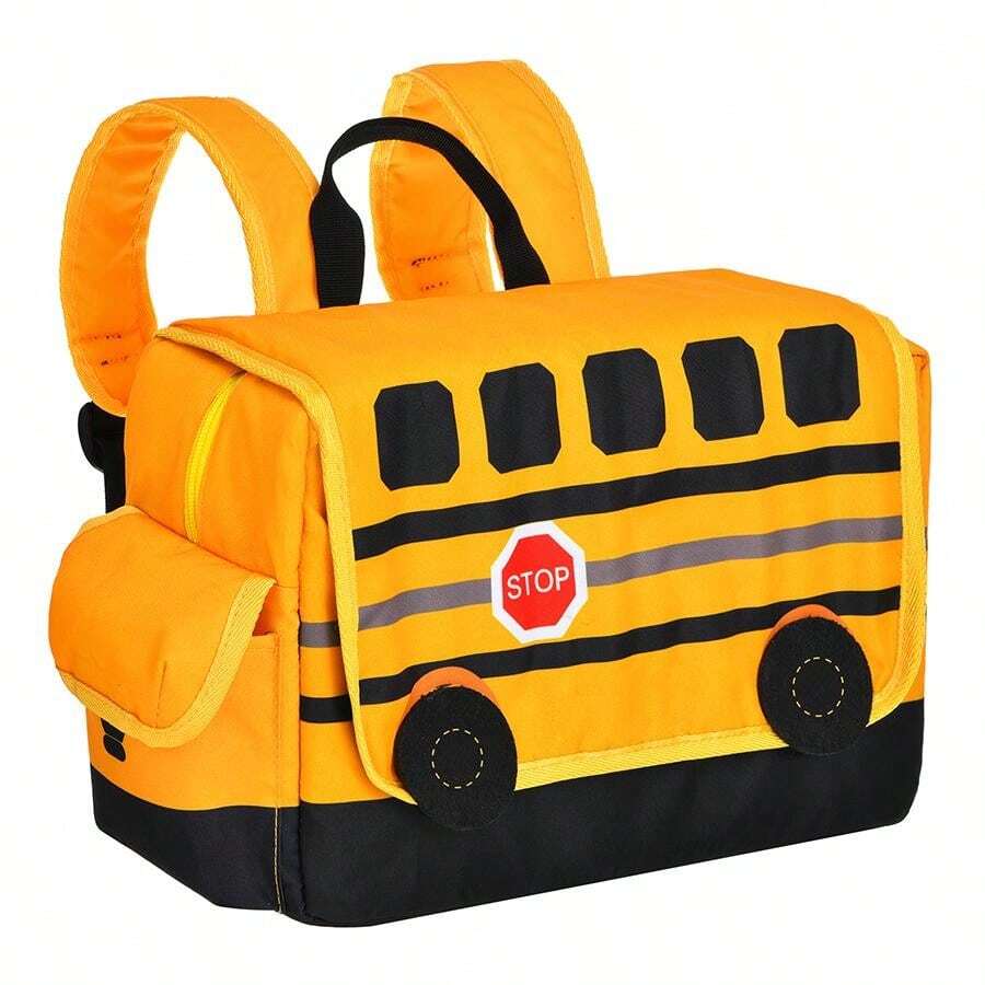 Cartoon School Bus Backpack For Kids, Yellow for Sale Australia| New ...