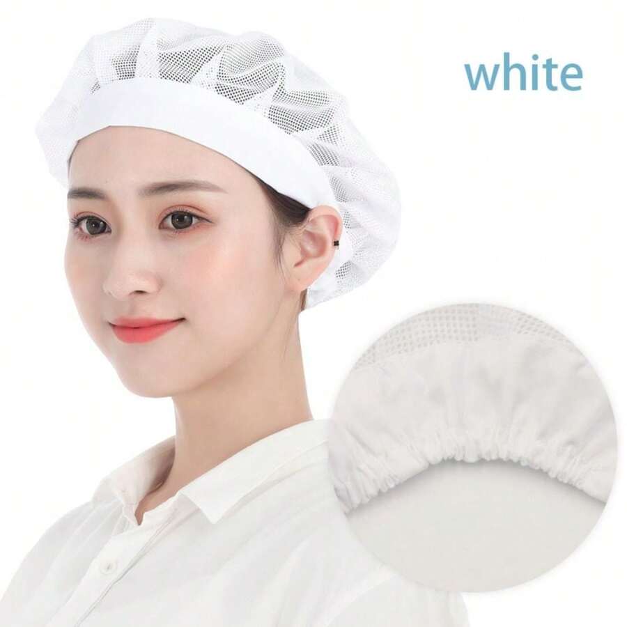 Chef Hat Kitchen Cooking Chef Cap Food Service Hair Nets Chic Bundled ...