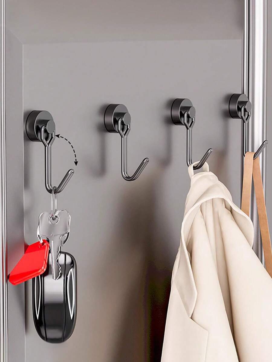 1pc Powerful Magnetic Hook, Kitchen Fridge Magnetic Adhesive Hook ...
