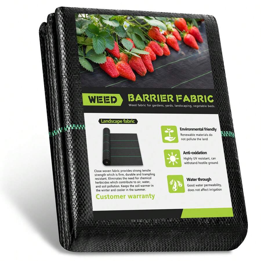 Landscape Fabric Weeds Barrier, Heavy Duty Ground Cover Weeds Barrier ...