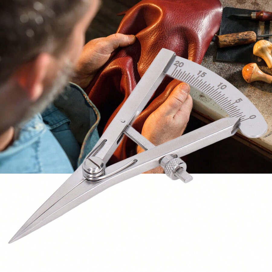 Marking Gauge DIY Hand Made Leather Art Stainless Steel Adjustable Fine ...