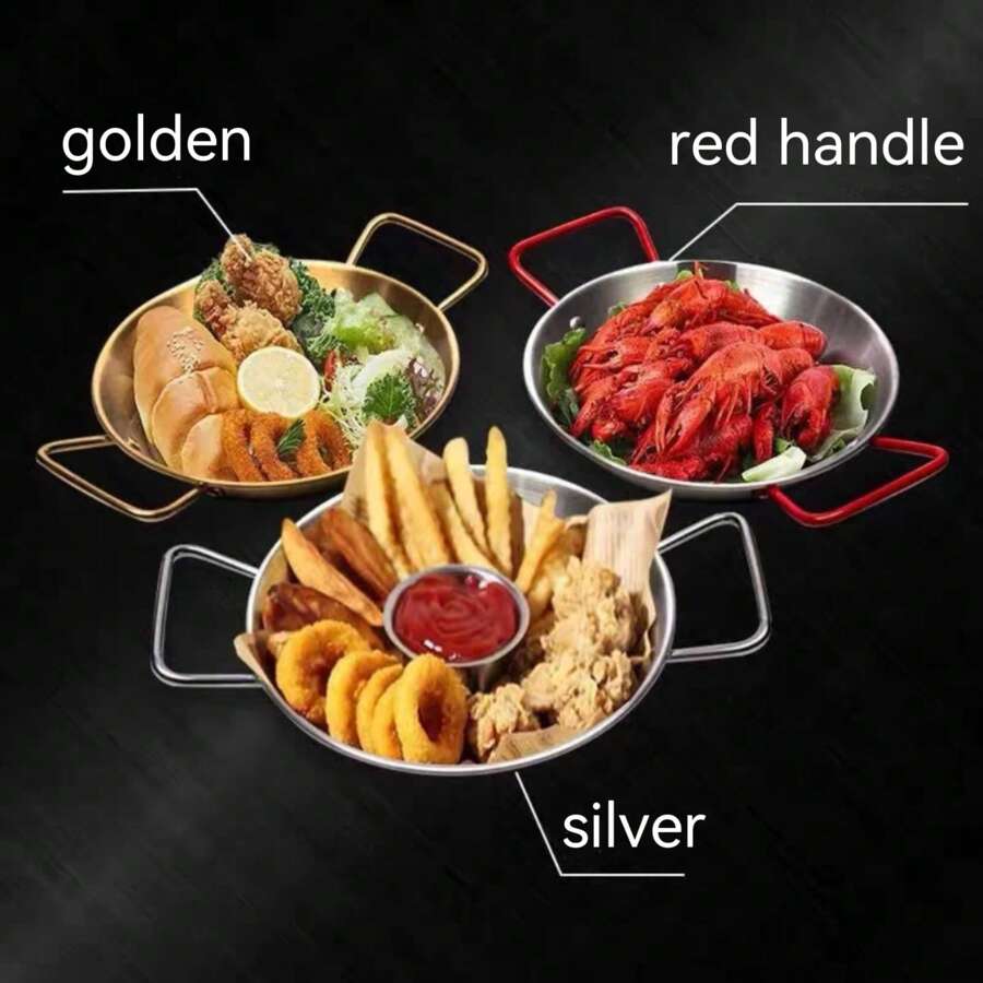 Spanish Paella Pan, Multi-Use Serving Platters, Appetizer Plates, Fried ...