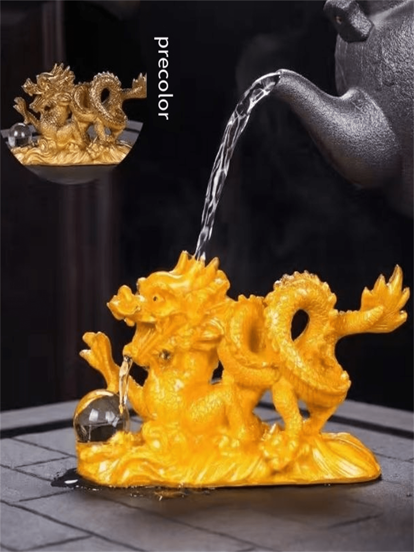 1pc Water-Activated Color Changing Dragon Tea Pet, Feng Shui Pixiu ...