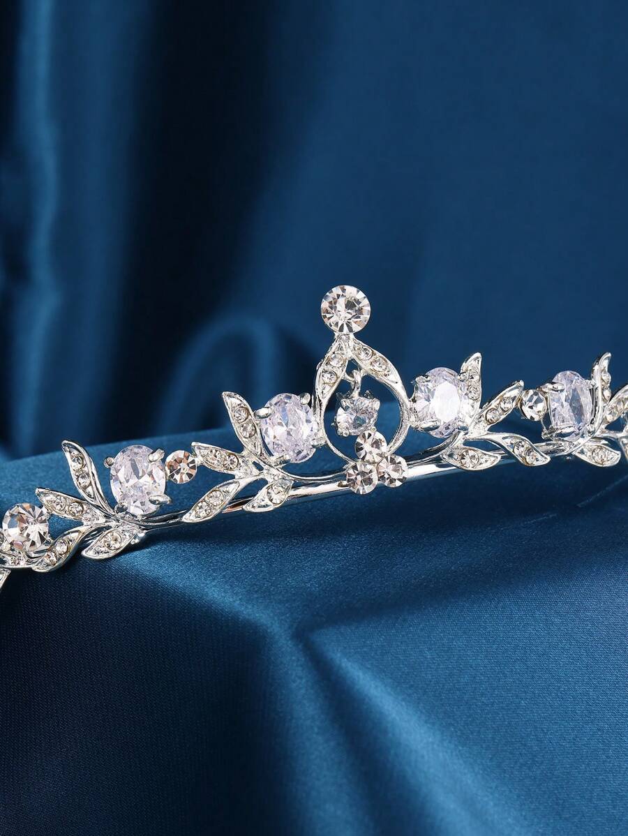 Rhinestone Crown Crystal Bridal Tiara Princess Crown Birthday Crown ...