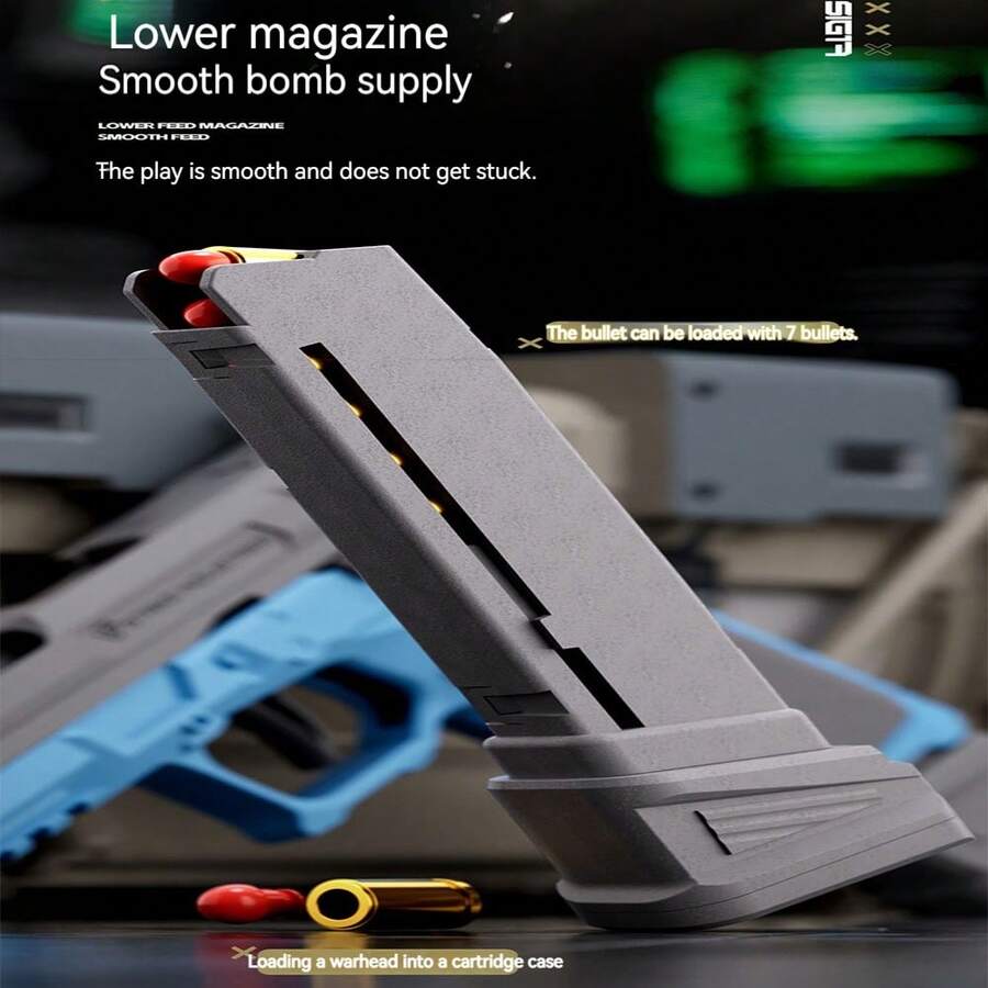 2024 Newest G17 Toy Gun, Mechanical Linkage, Continuous Firing ...