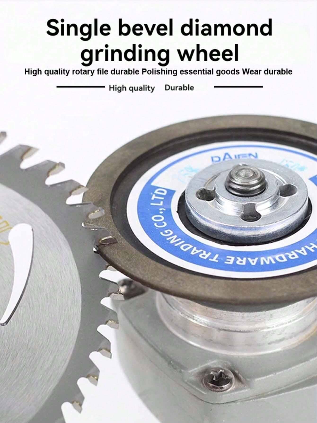 DAIEN Disco de Serra de Diamante Bisel Único, Disco de Corte com Ponta ...