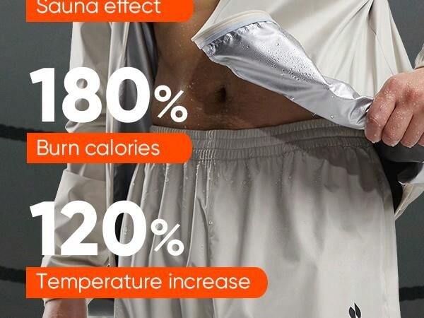HOTSUIT Sauna Suit For Men Sweat Suit Boxing Exercise Sweat Sauna ...
