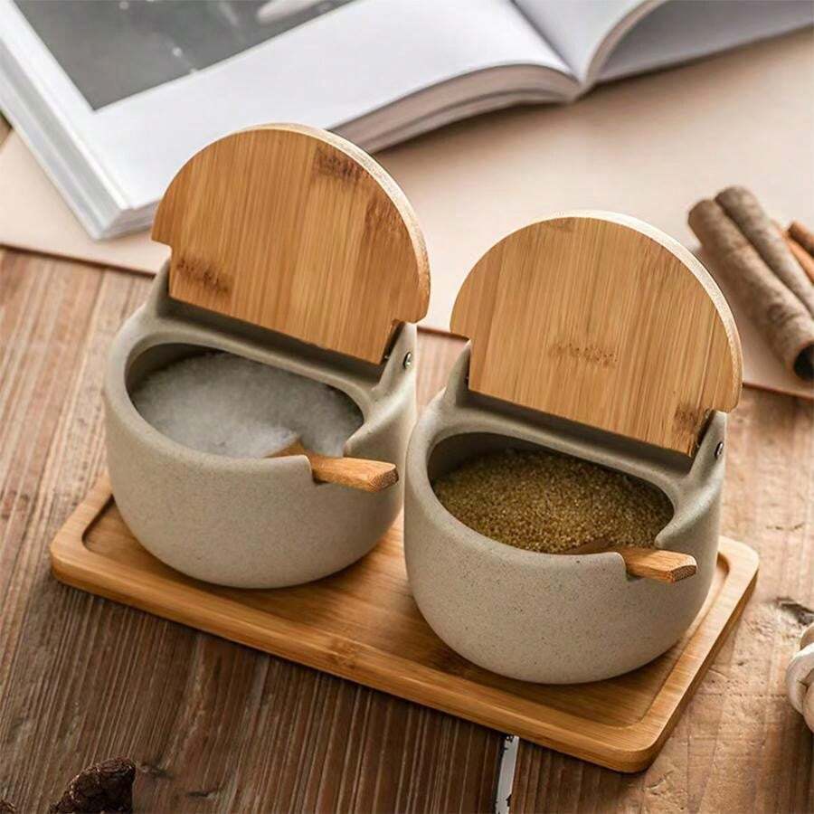 1pc Japanese-Style Seasoning Jar Set, Suitable For Kitchen Spice Jar ...