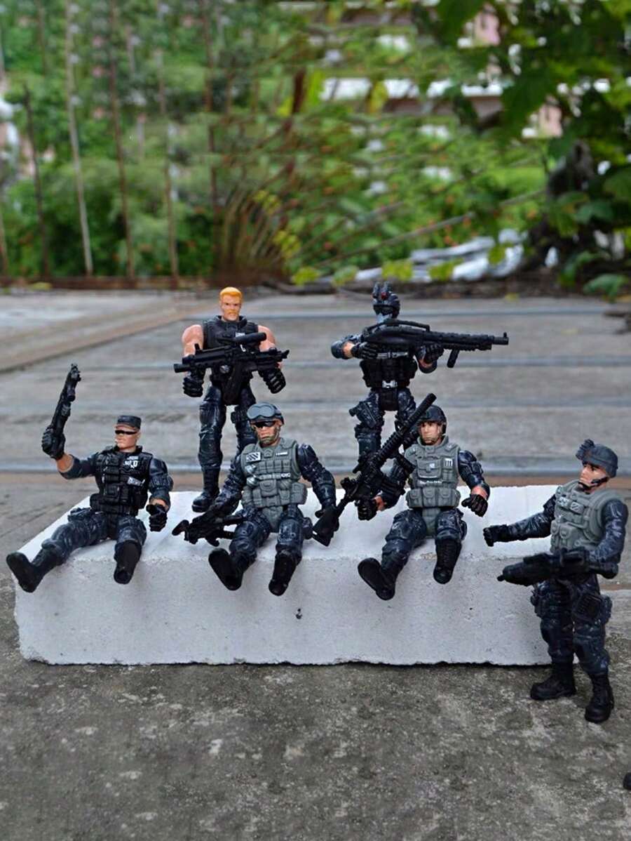 Realistic Soldier Model Figures,Movable Joint Anti- Special Forces ...