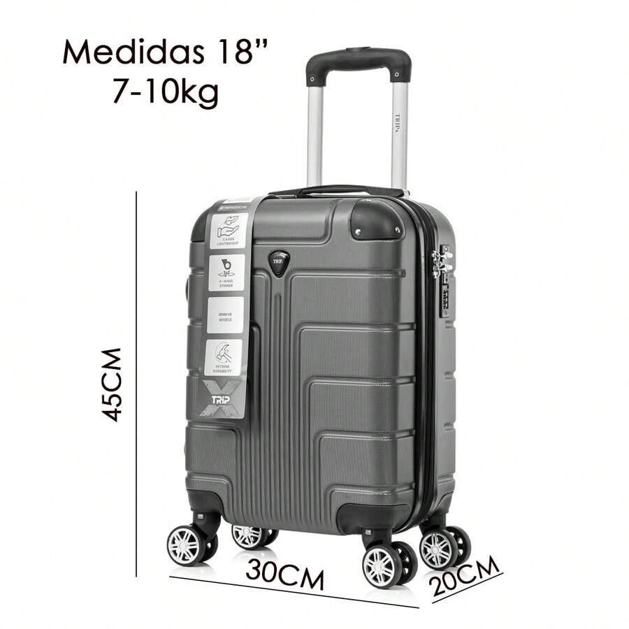 Mala de bordo padrão mão anac e europeu 8 a 10kg capacidade | SHEIN Brasil