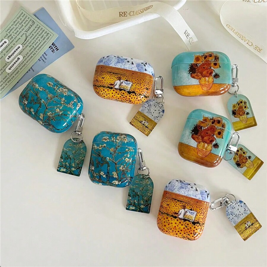 Van Gogh Oil Painting Earphone Cases Compatible With Airpods 1st 2nd ...
