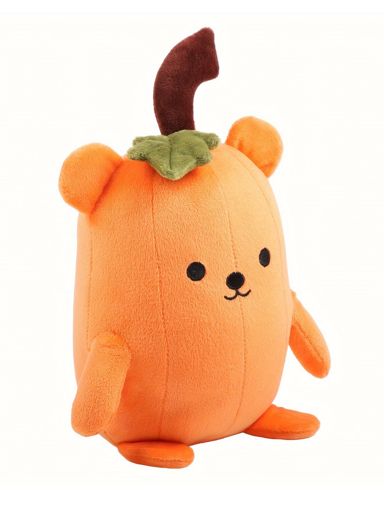 30cm/11.8inch Soft Pumpkin Bear Plush Stuffed Animal Teddy Bear ...