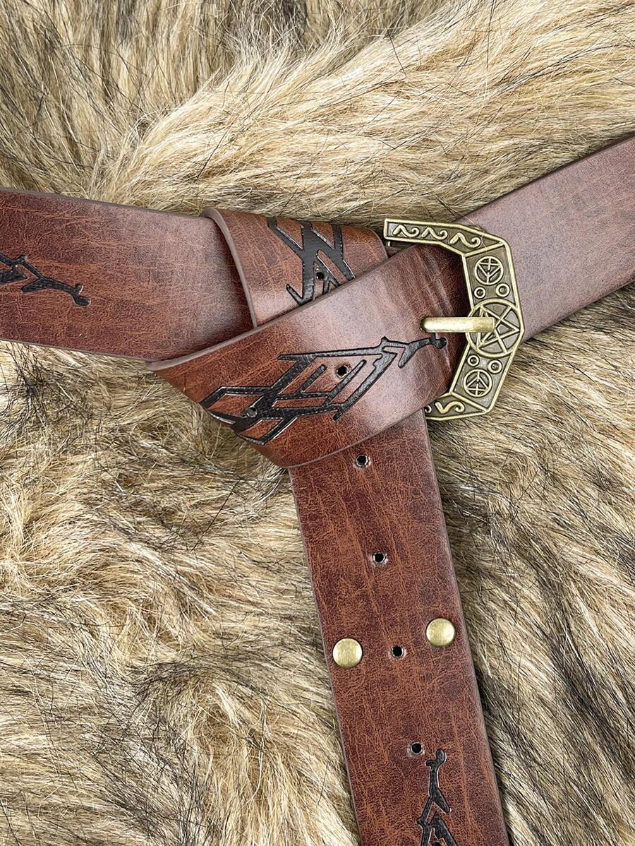 1pc 4 Cork Glass Bottle Leather Belts, Medieval Alchemist Costume Prop ...