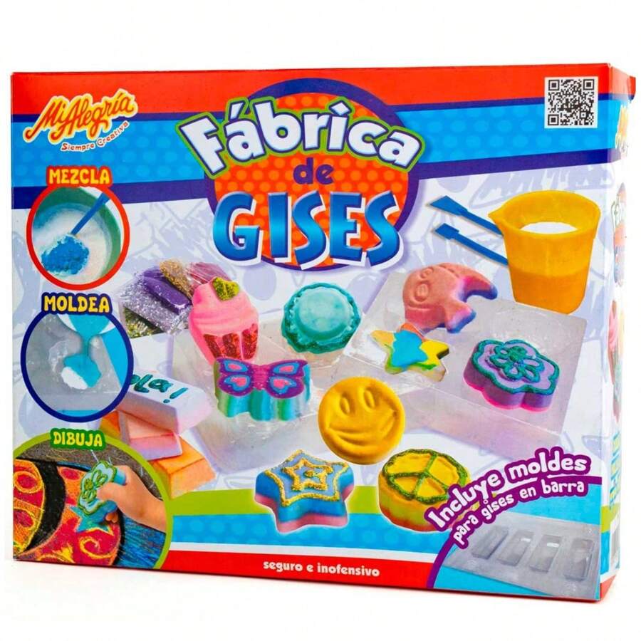 Mi Alegria Kit para elaborar tu propios gises para pizarrón con formas ...