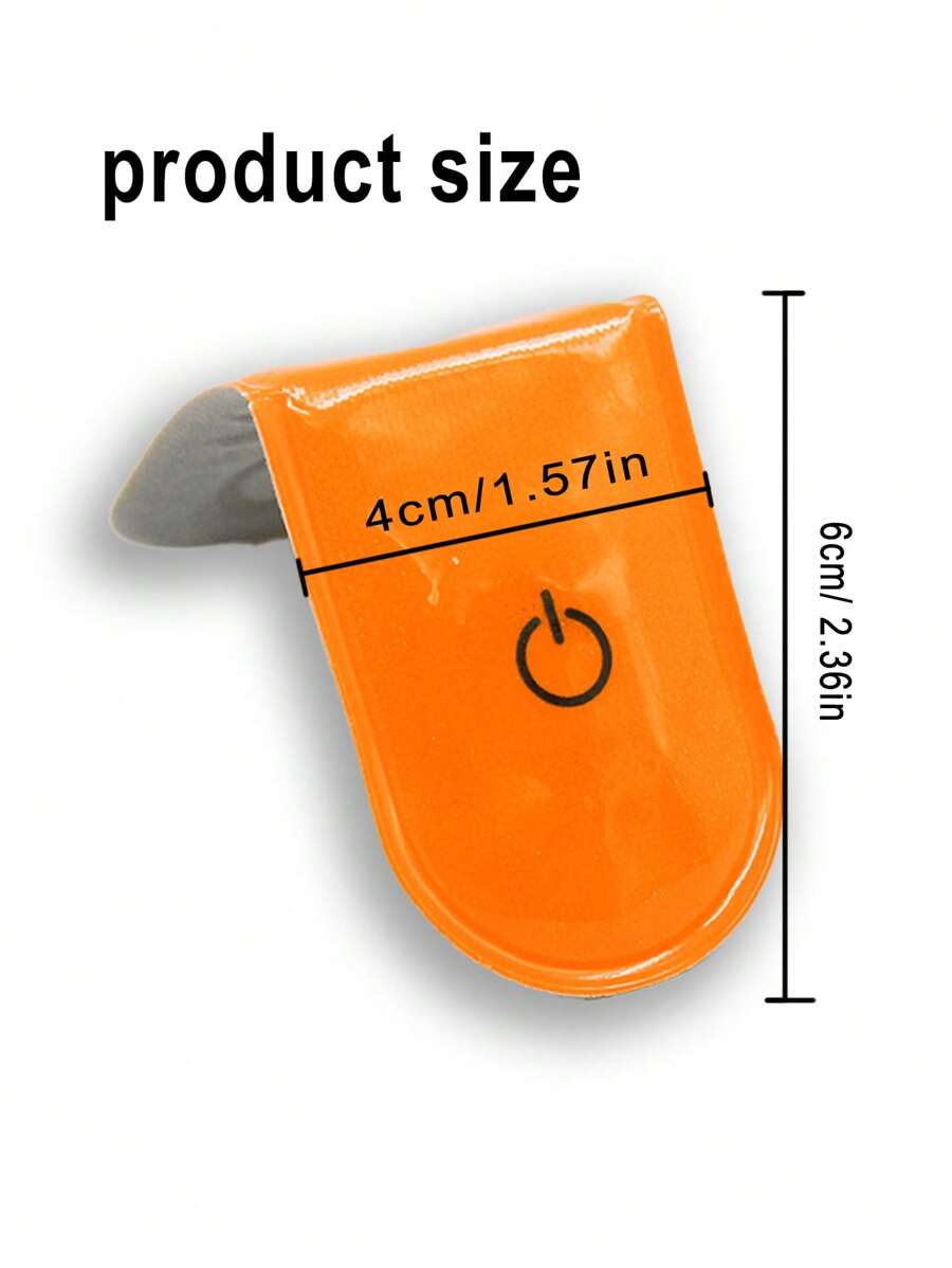 LED Luminous Magnetic Clip Light Reflective Lattice Luminous Magnet ...