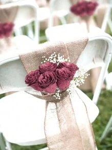 12Pcs/Set 2.76" Glitter Roses Bouquet, DIY Fake Glitter Flowers Bouquet ...