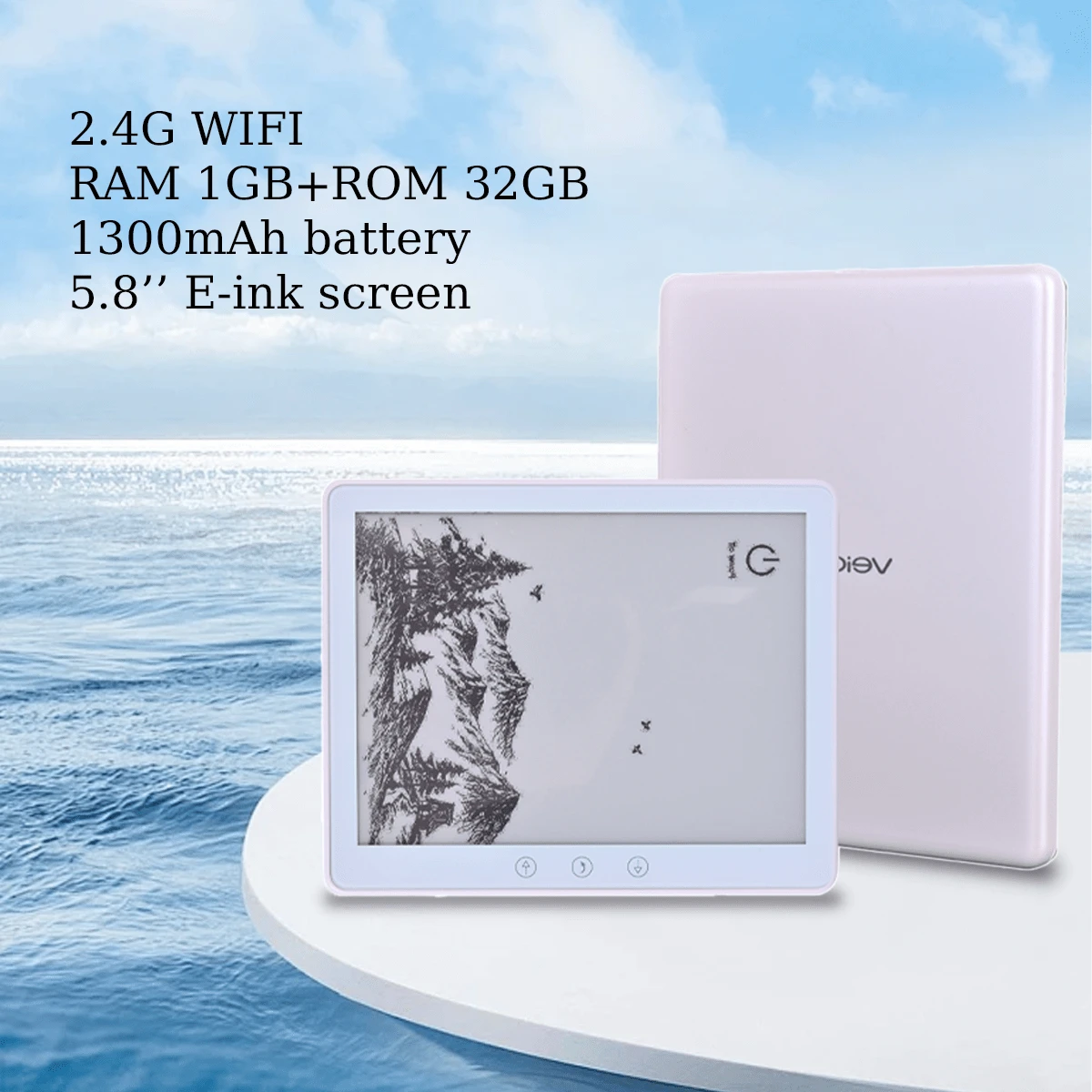 6-Inch 4-Core High Definition E-Ink Display E-Book Reader, 32GB ...