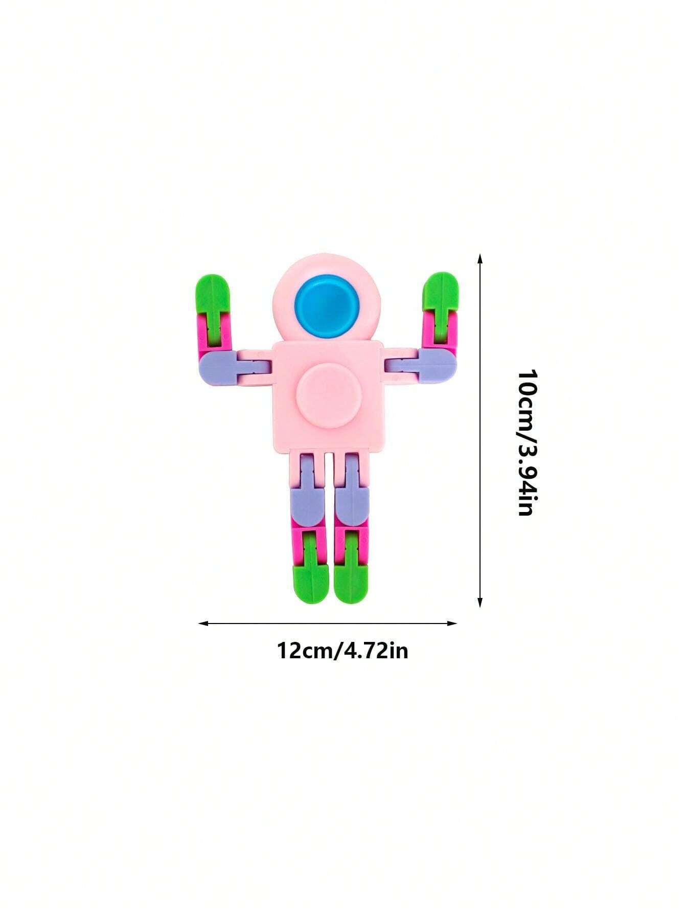 Random Astronaut Chain Gyro Mecha Toy, Transformable Rotating Robot ...