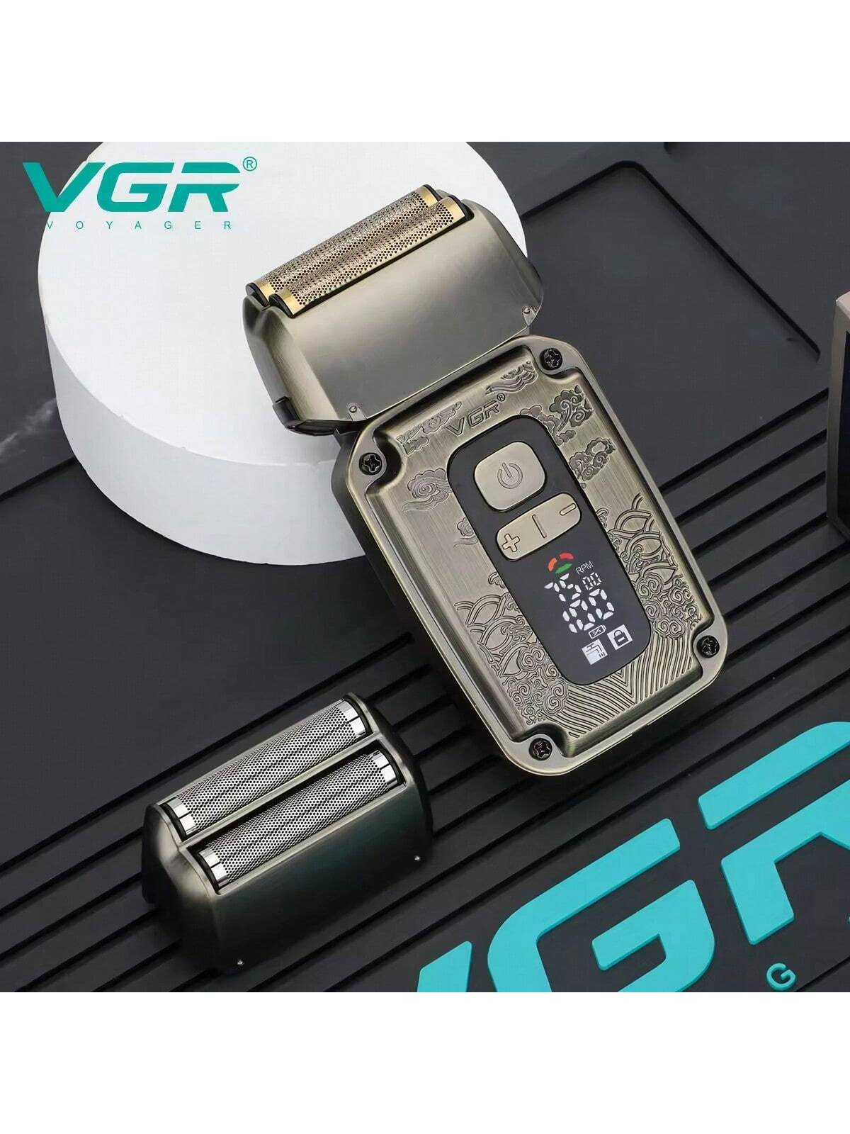VGR VGR Hair Trimmer Rechargeable IPX6 Waterproof Cordless Shaving Machine Professional ...