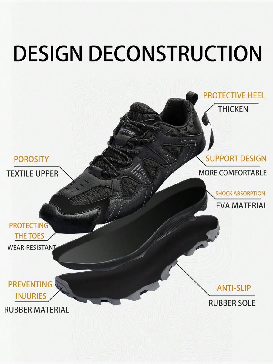 TECTOP Botas de Trilha Impermeáveis para Tornozelo Alto Leves para ...