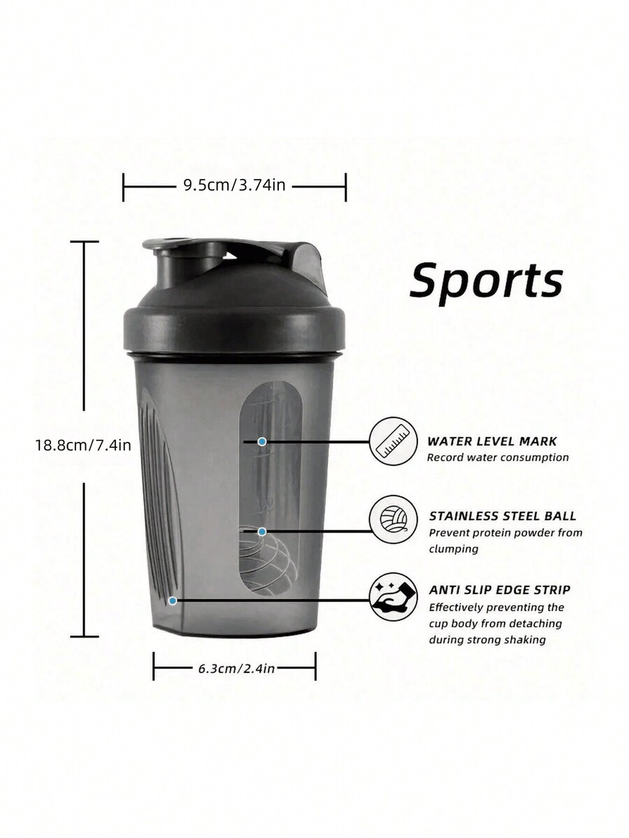 1 Piece Shake Cup Sports Water Cup Portable Protein Powder Meal ...