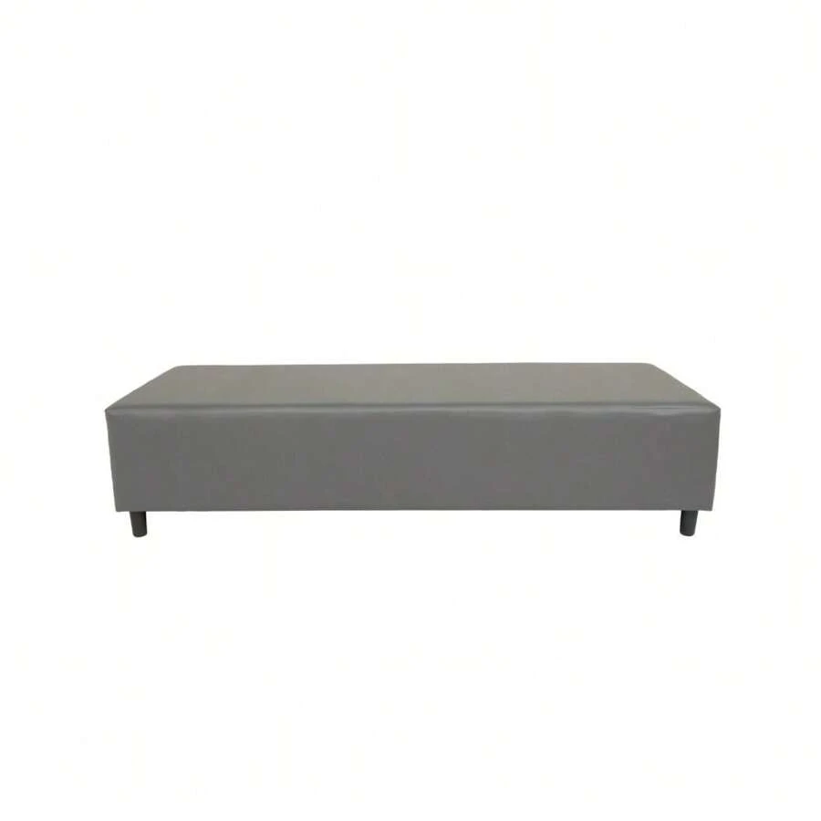 Grey Imitation Leather Sneicker Bench, Suitable For Living Rooms ...