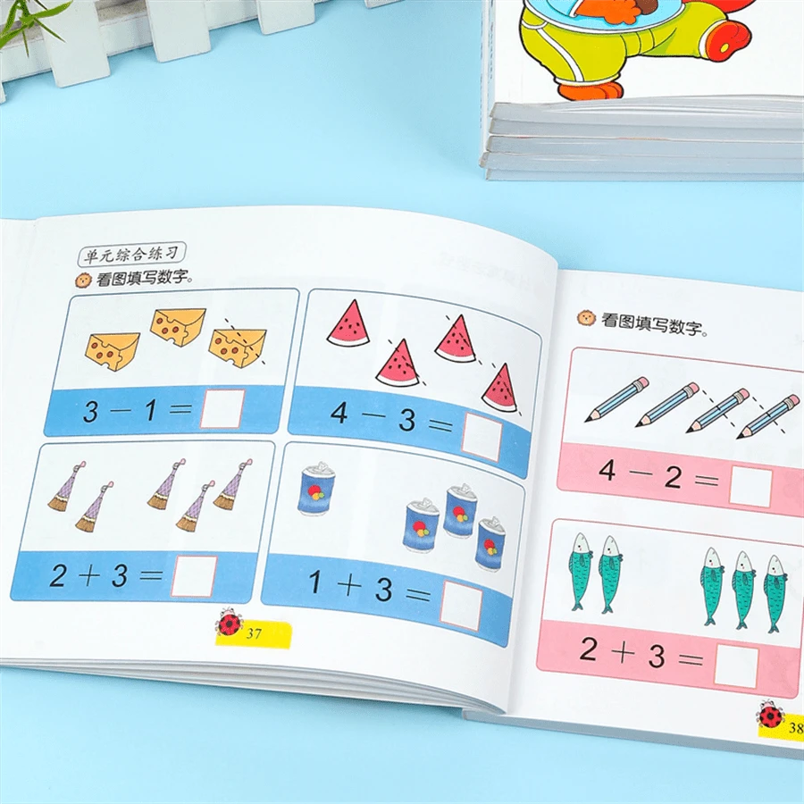 1pc Preschool Workbook, Full Set Of Math Oral Arithmetic Practice ...