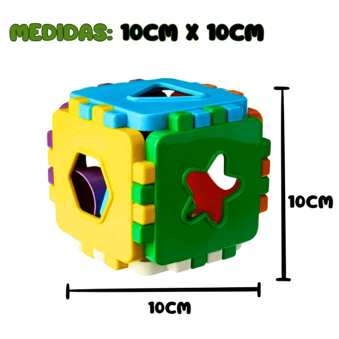 Kit 2 Children's Toys With Interlocking Educational Didactic Cube ...