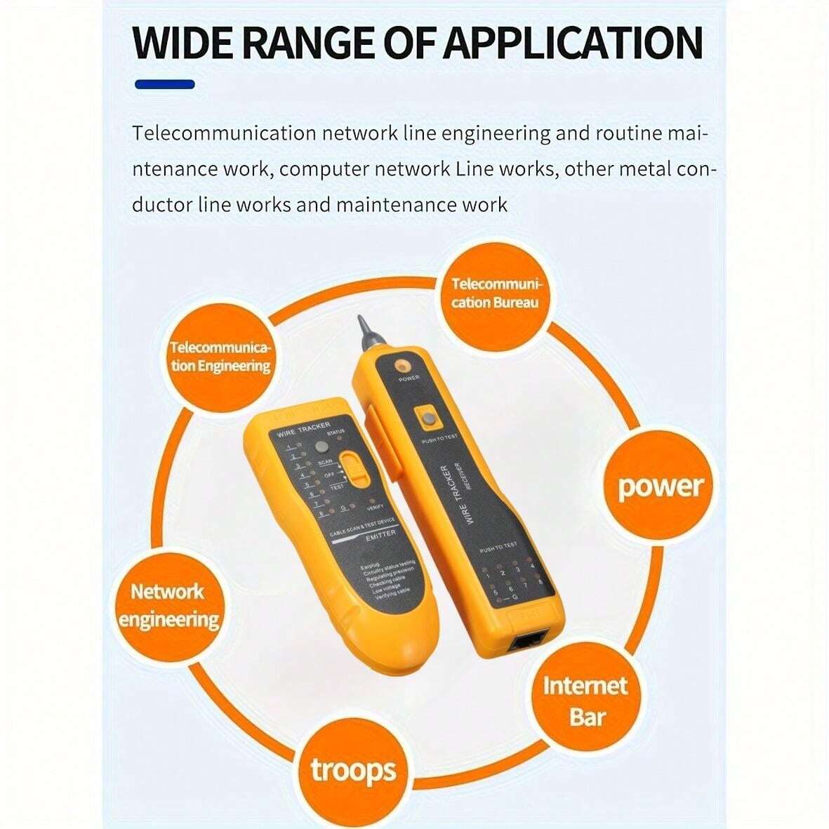 Professional LAN Cable Tester - Multifunction Tracing Device For Cat5 ...
