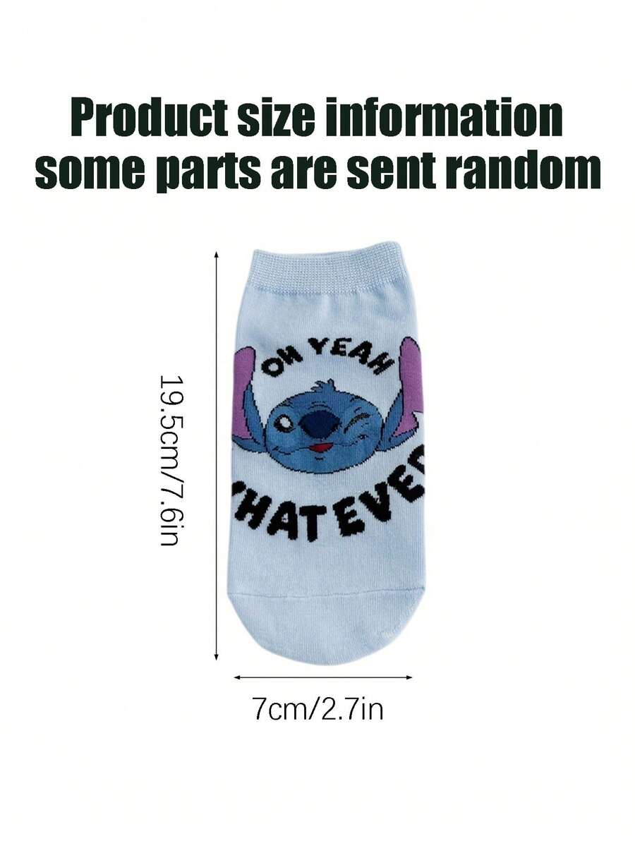 Christmas Decoration 5Pairs Random Styles Cartoon Socks Thin Breathable ...