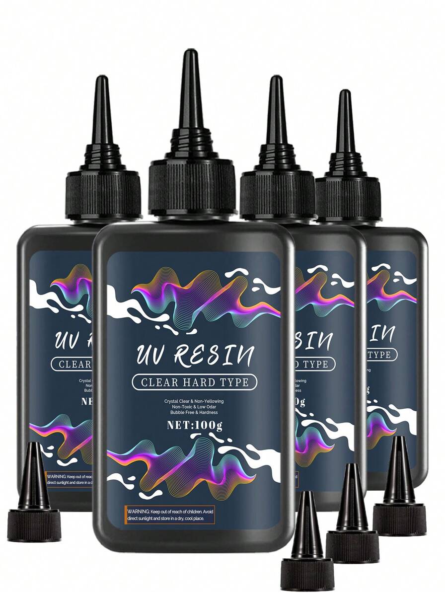 100-500g Low Viscosity Crystal Clear Thin UV Resin Kit, Quick-Curing ...