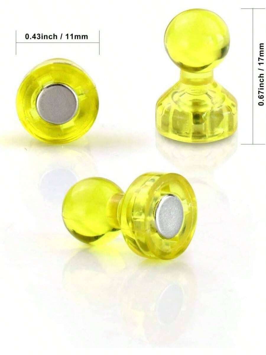 Push Pin Magnets, 40 Pack 8 Colors Refrigerator Magnets, Colorful And ...