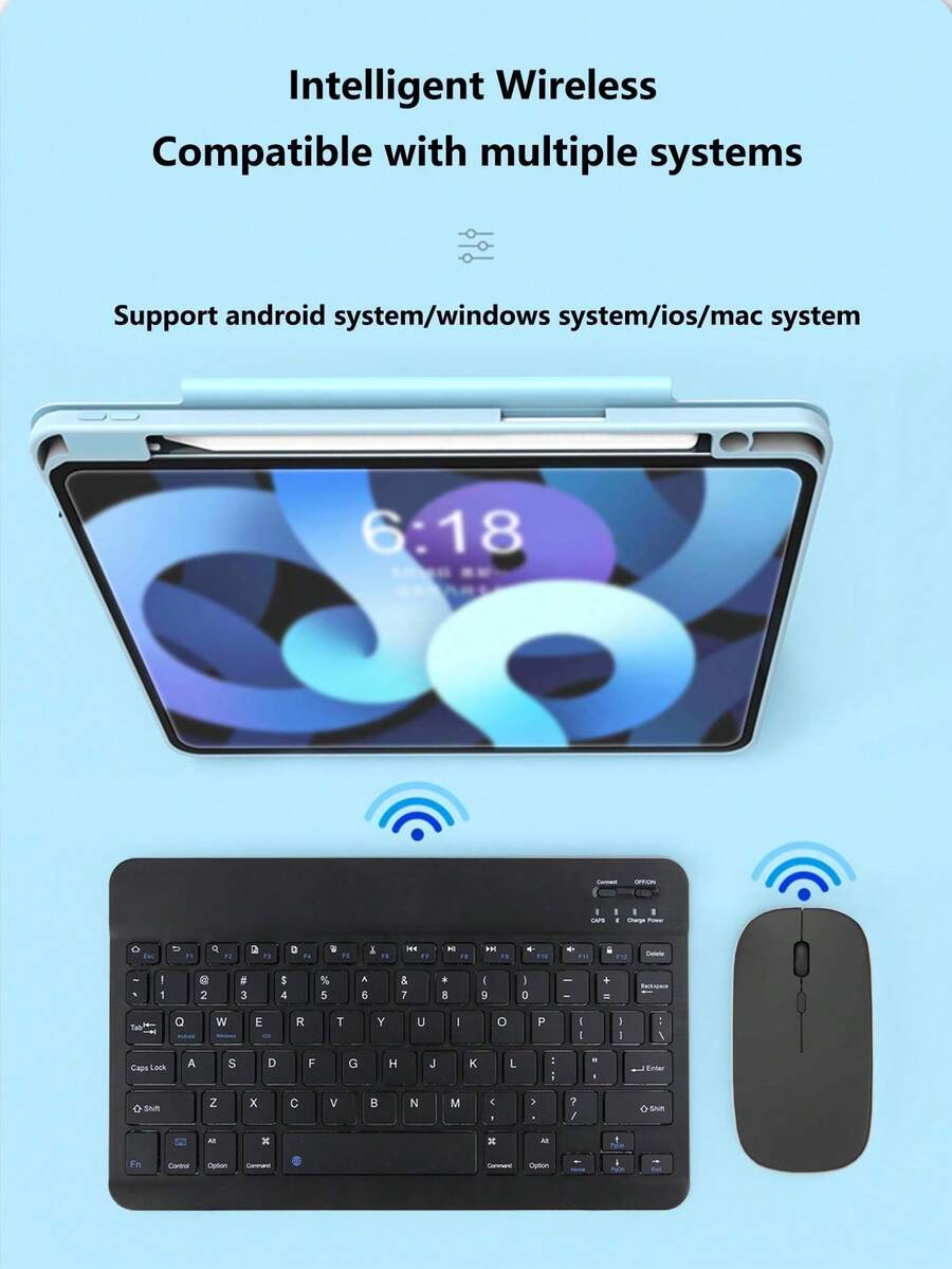 Ultra-Lightweight Wireless Keyboard And Mouse Combo, Rechargeable For ...