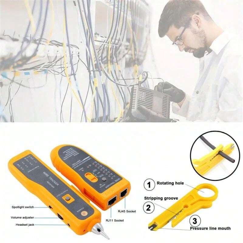 Professional LAN Cable Tester - Multifunction Tracing Device For Cat5 ...
