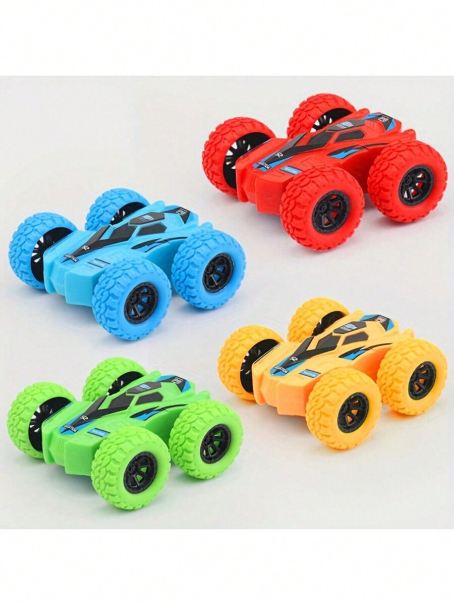 Camion tombereau jouet cascadeur, voiture double face, voiture jouet à inertie, voiture 4 roues ...