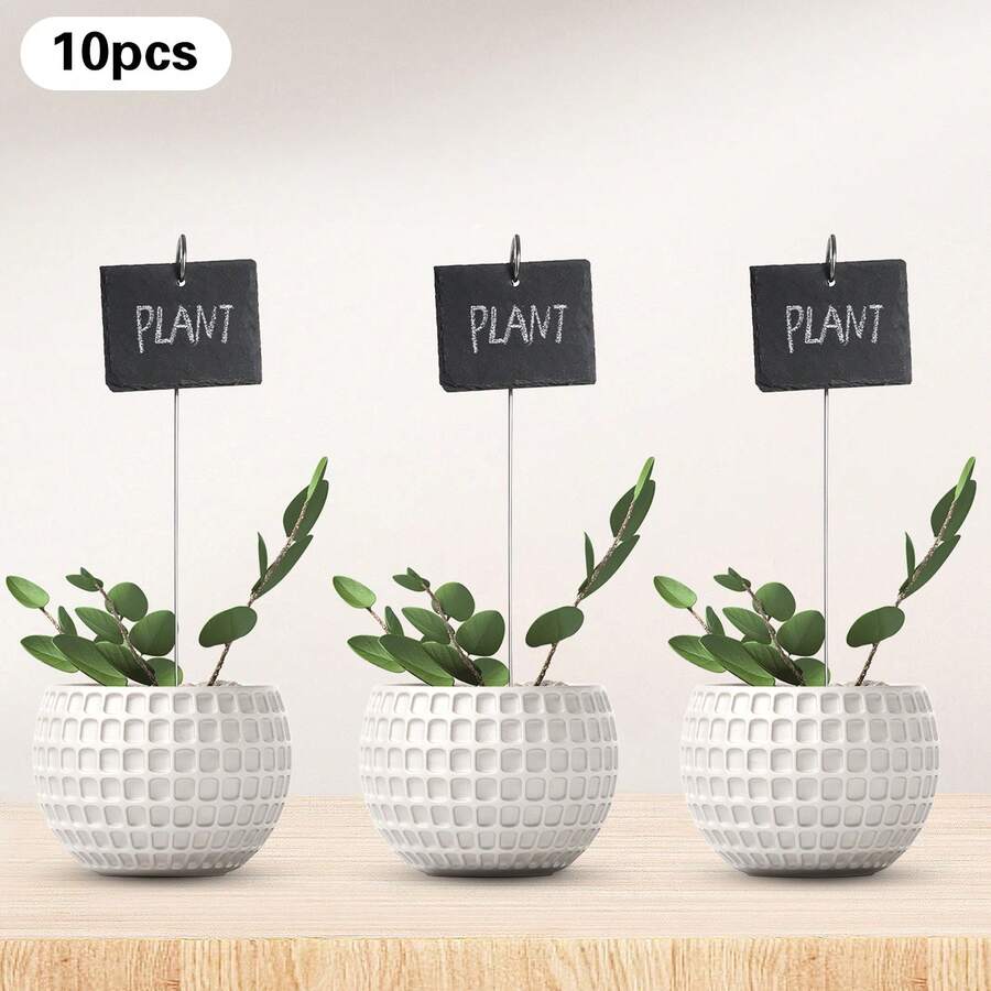 Garden Plant Labels 10 Pieces Flower Labels Herb Labels Plant Sticks ...
