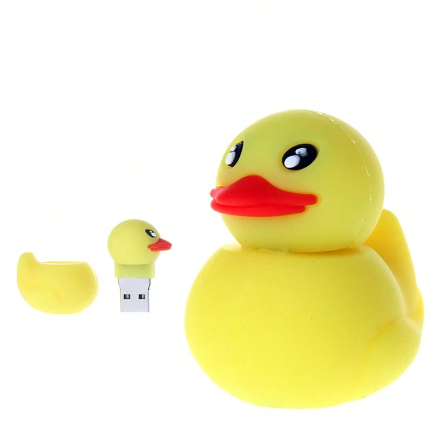 Cartoon Little Duck Pen Drive 64GB Waterproof Cle USB Flash Drive ...