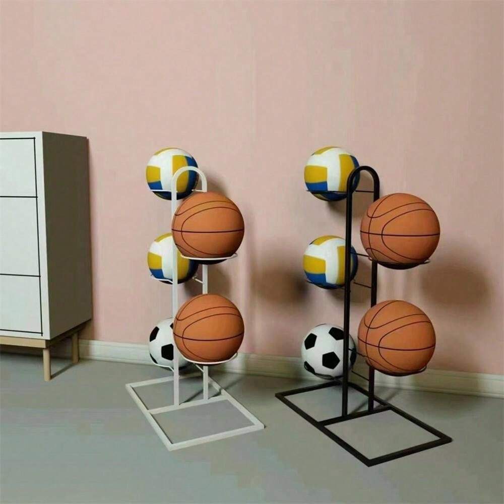Five Layer Ball Storage Rack, Basketball Display Rack, Portable Outdoor ...