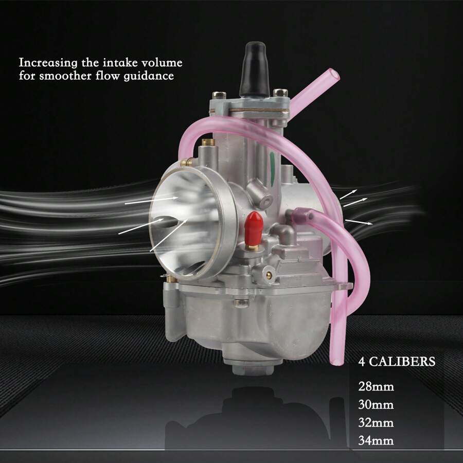 PowerMotor Motorcycle Accessories Replacement PWK Carburetor, 28-34mm ...
