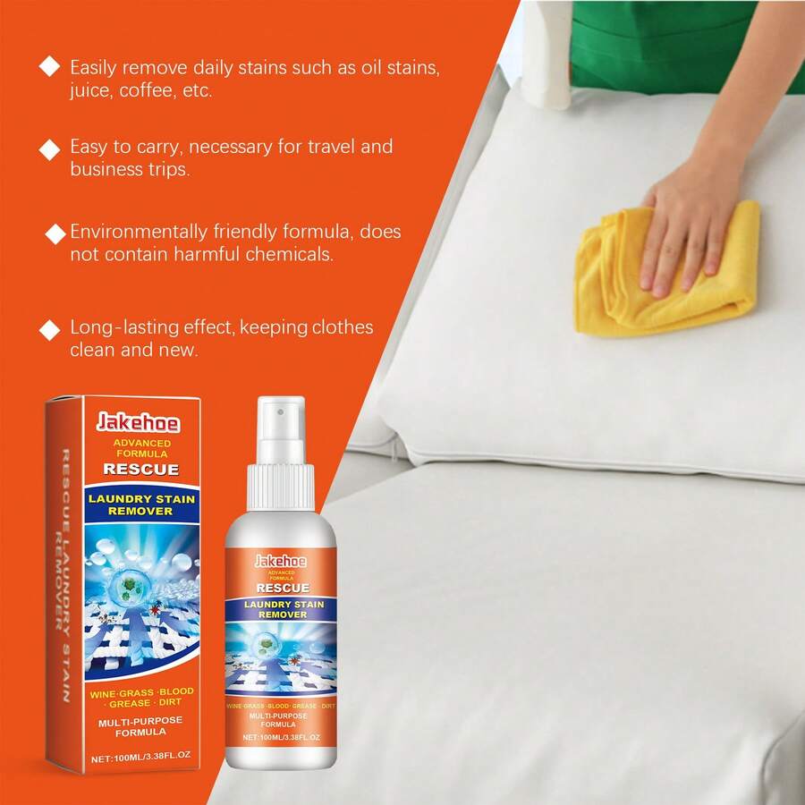 Stain Removal Spray, White Clothes Stain Removal Cleaning Spray, Milk ...