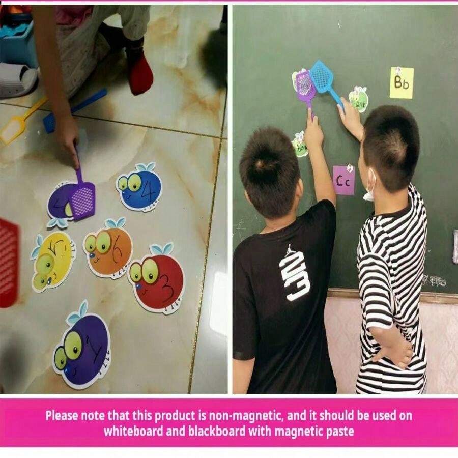 Jeu de tapette à mouches Carte effaçable vierge Mots à haute fréquence ...