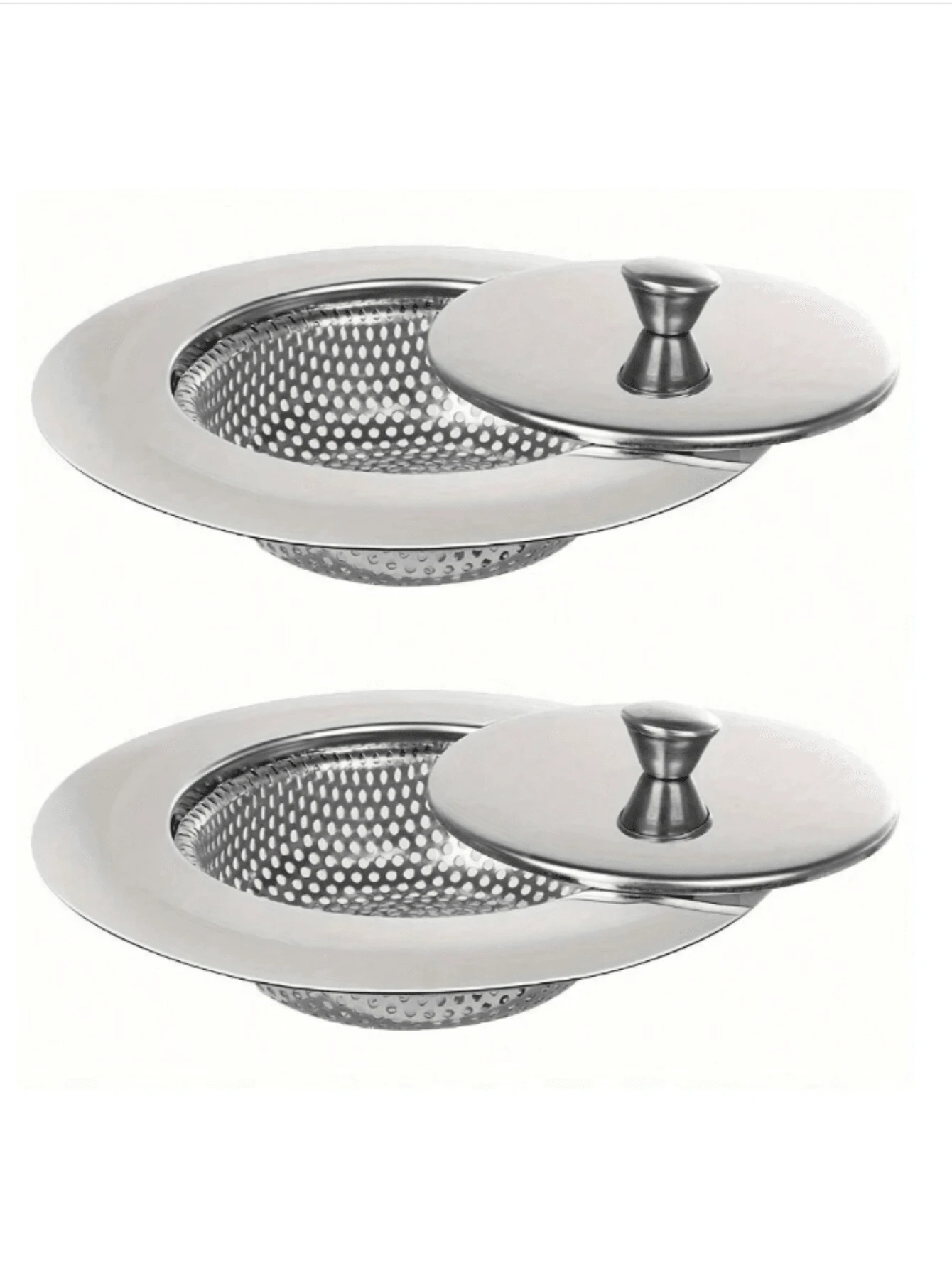 1pc Stainless Steel Drain Cover With Odor Blocker, Kitchen Sink ...