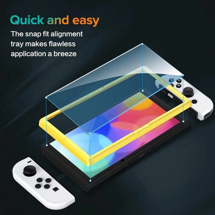 Switch OLED Screen Protector Kit With Alignment Frame And Tool | SHEIN USA