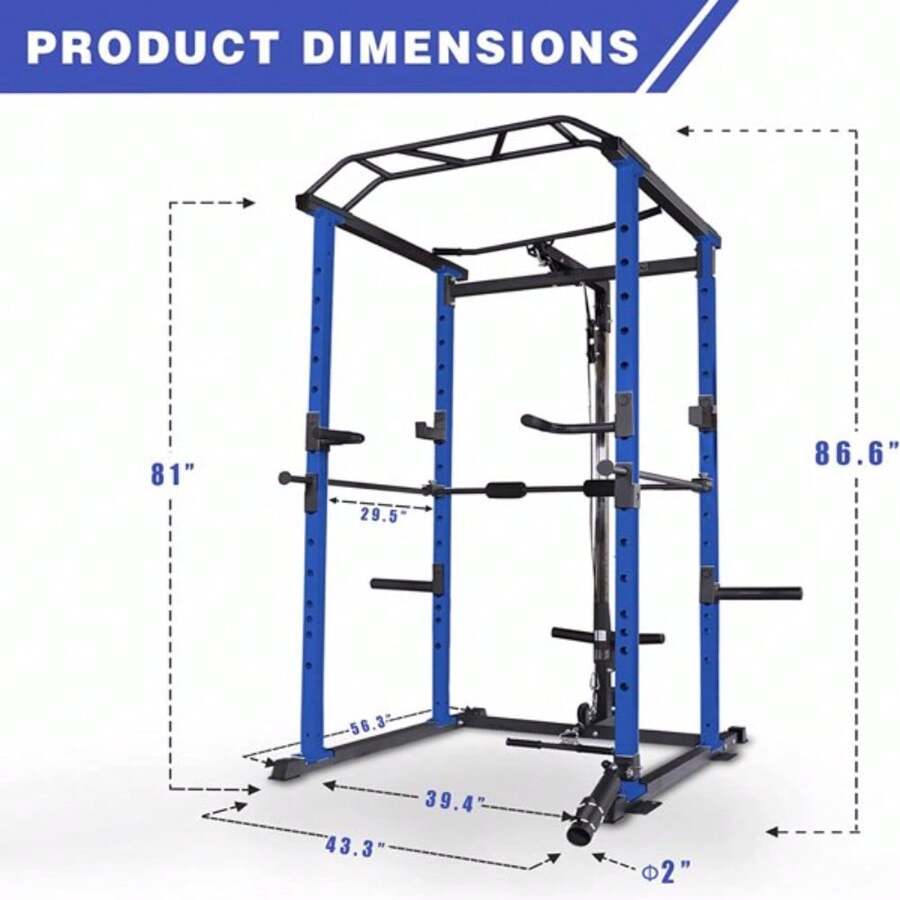 Home Gym Sets Multi-Functional Power Cage,Home Adjustable Pullup Squat ...