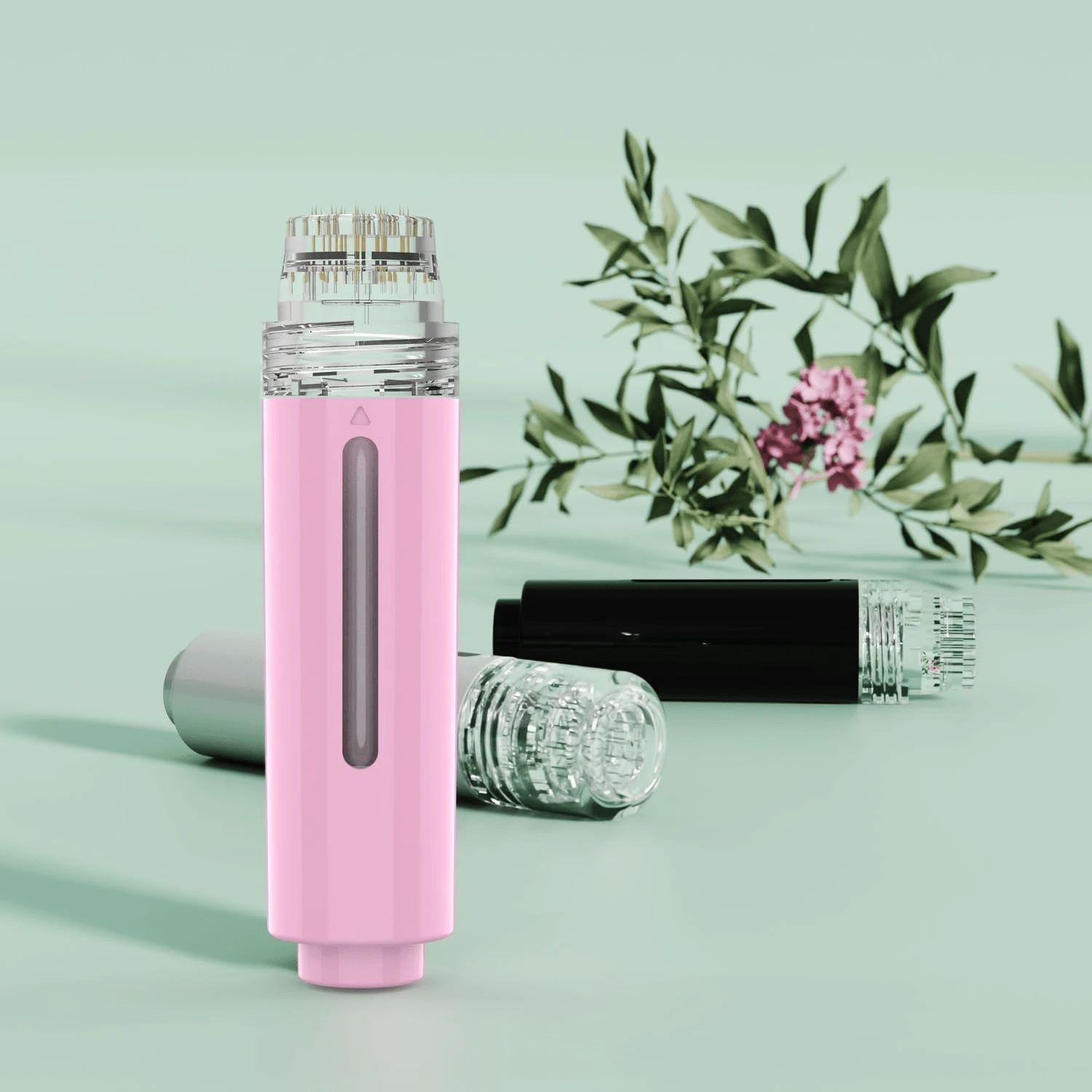 Titanium Derma Stamp Microneedle For Skin Care Face Lips Hair Scalp ...