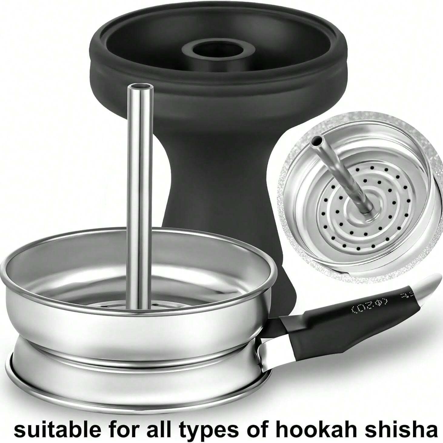 Hookah Bowl Set - Silicone Hookah Tobacco Shisha Bowl With Heat ...