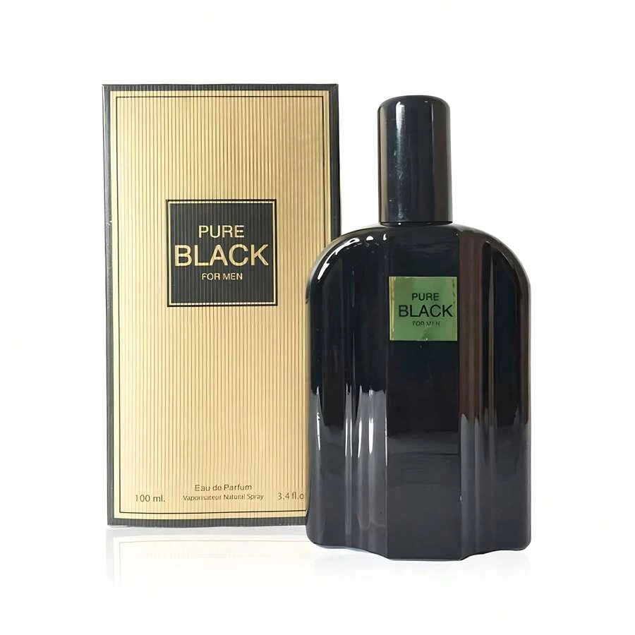 Men Perfume Pure Black Cologne For Men Natural Spray Masculine Scent ...