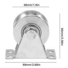 U Type Single Wheel Pulley Block,Stainless Steel Sliding Gate Wheels ...