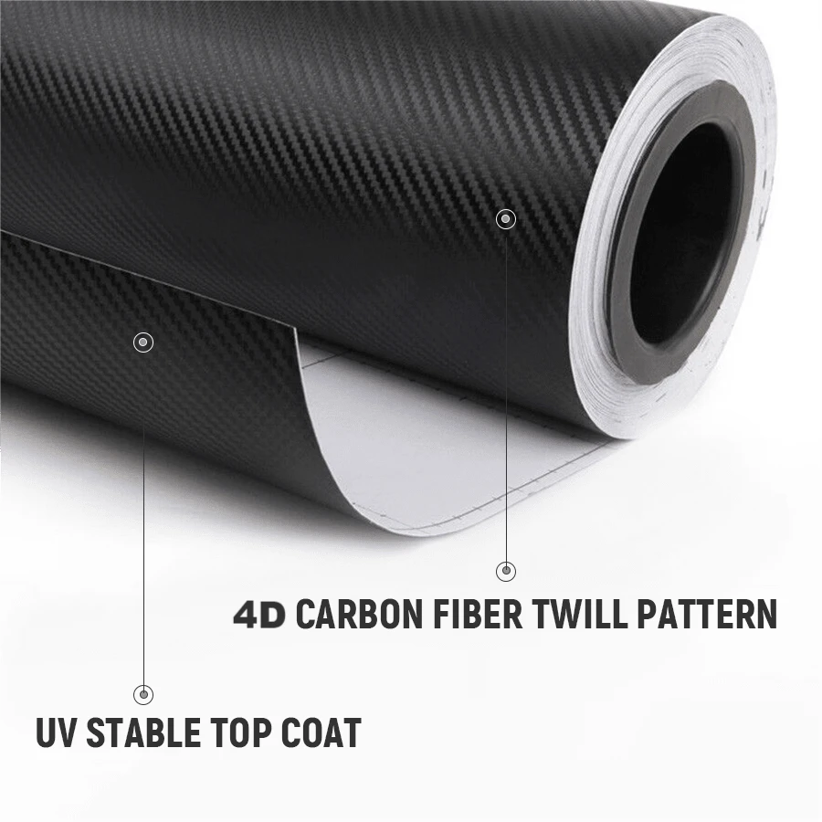 Carbon Black Fibre Film PPF Is Suitable For All Kinds Of Articles With ...