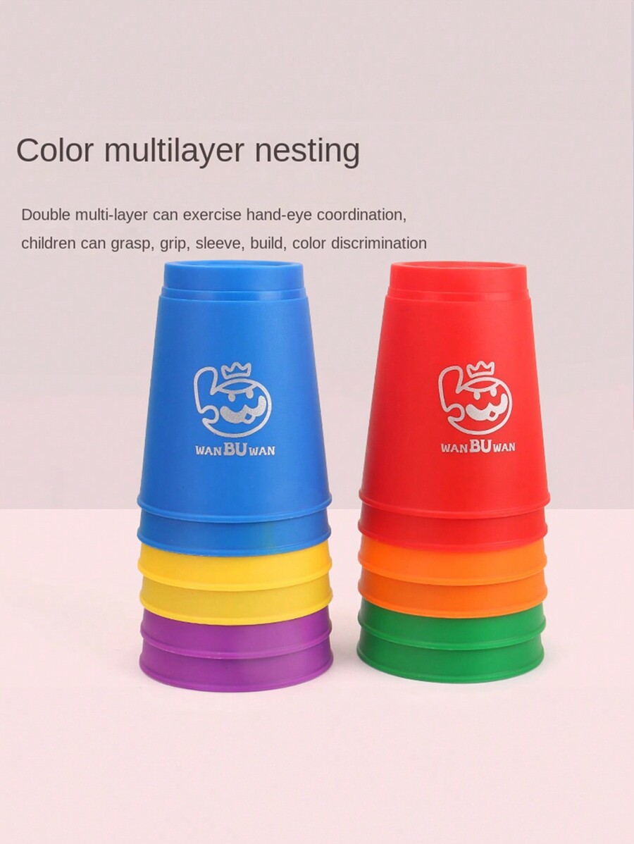 Set de jeu de tasses empilables, jeu d'échecs interactif pour deux ...